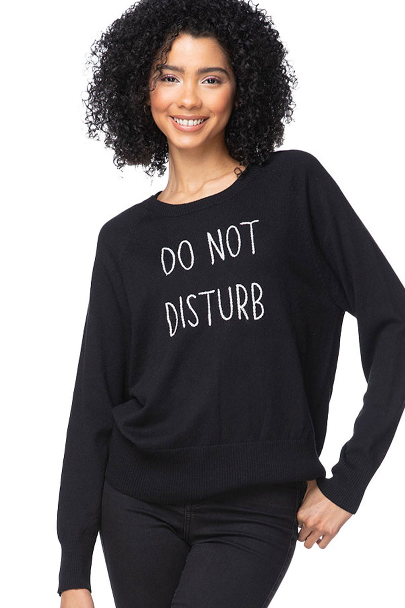 Eco Cotton Crew Sweater | Do Not Disturb | goldensunbrand